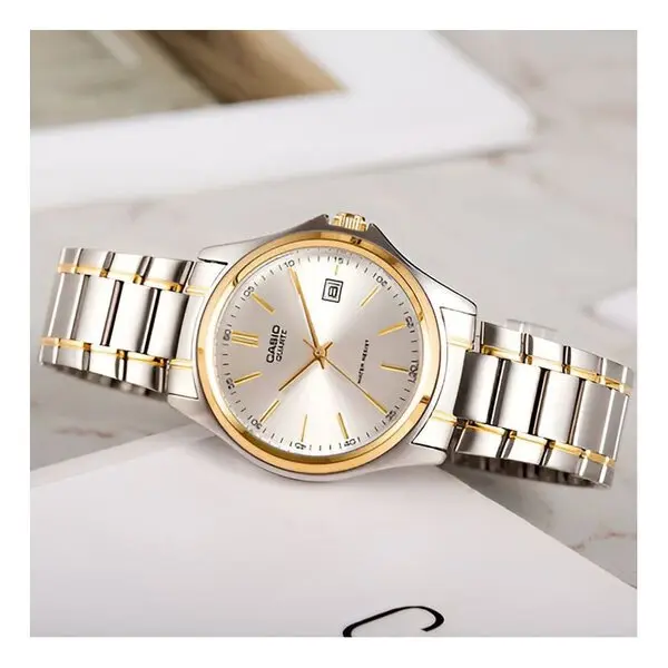 Casio Stainless Steel Quartz Analog Watch - Gold