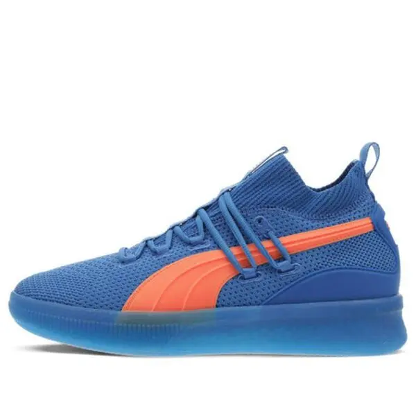 PUMA Clyde Court "city Pack New York" High Top Sneakers - Blue/orange