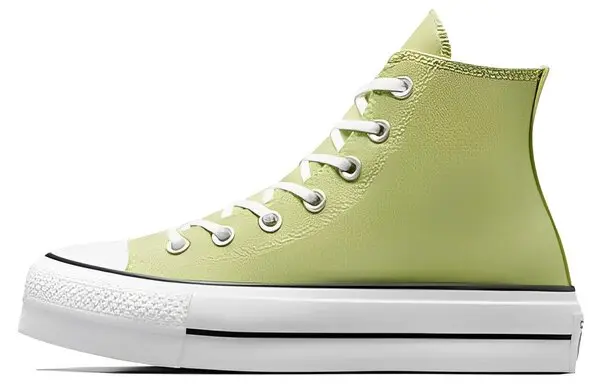 CONVERSE Chuck Taylor All Star Lift Platform High Top Sneakers - Light Green/white