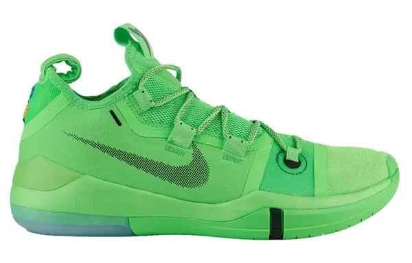 Nike Kobe A.d. Exodus "green Strike" Athletic Sneakers - Black/green
