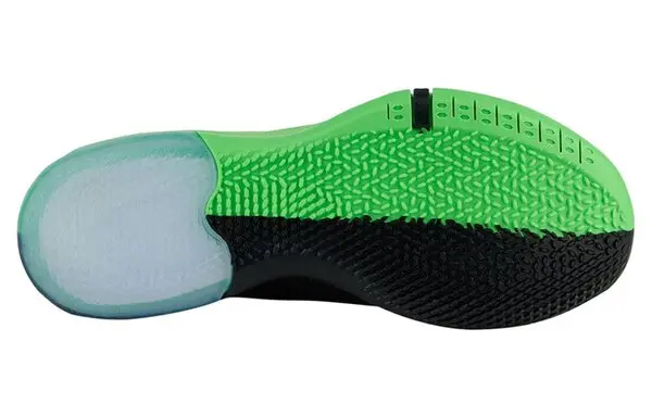 Nike Kobe A.d. Exodus "green Strike" Athletic Sneakers - Black/green