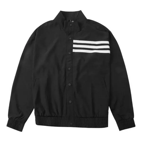Adidas Stand Collar Long Sleeve Jacket - Multi-color
