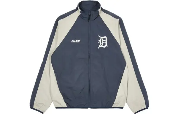 PALACE X Detroit Tigers New Era Track Top - Navy/grey