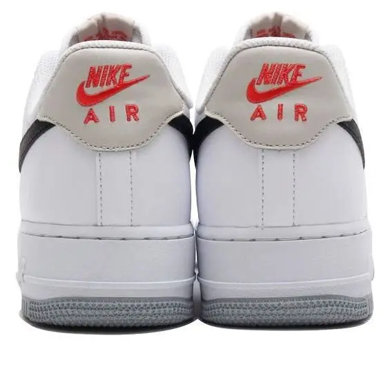 Nike Force 1 Low '07 Rs Sneakers - Black/white/red