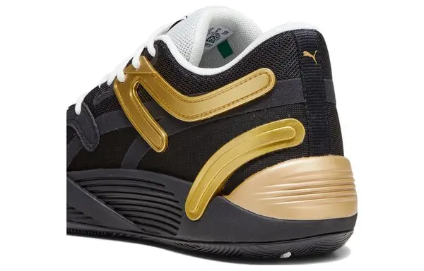 PUMA Trc Blaze Court Basketball Sneakers - Black/gold