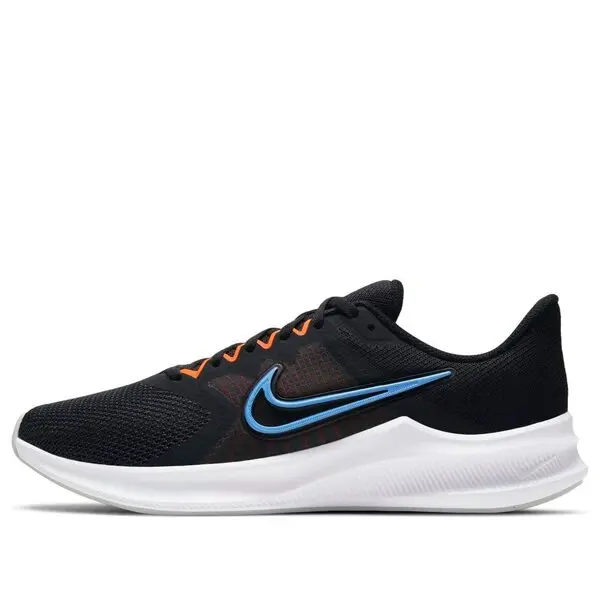 Nike Downshifter 11 Low Top Sneakers - Black/blue/orange