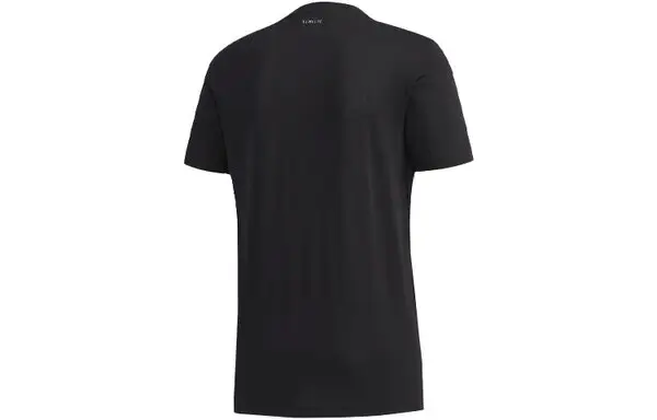 Adidas D Lillard Cozy Breathable Round Neck Pullover Short Sleeve Black