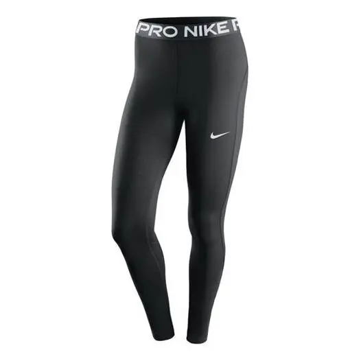Nike Pro Running Training Quick Dry Sports Gym Pants - Black/white