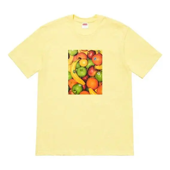 Supreme Ss19 Fruit Tee Pale Yellow - Light Yellow