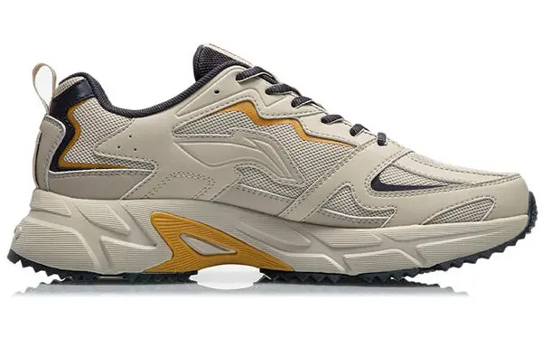 LI-NING Retro Running Sneakers Arlq001-7 - Beige/yellow