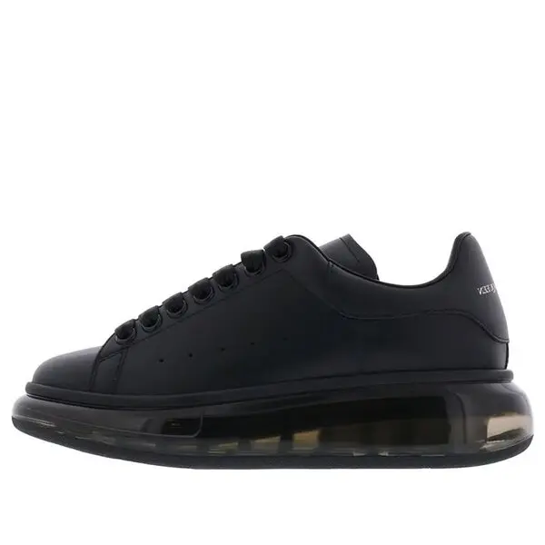 Alexander McQueen Oversized Sneaker With Clear Sole - Black/clear