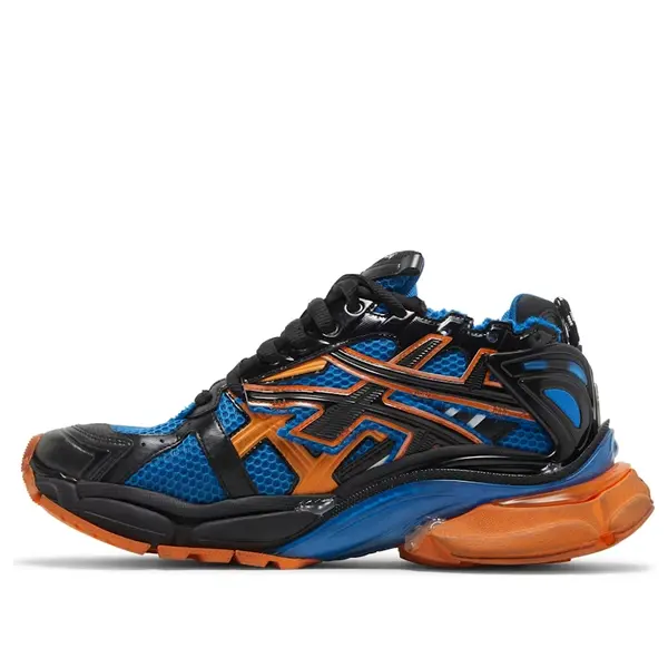 Balenciaga Runner Sneakers - Blue/black/orange