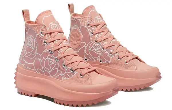 CONVERSE Run Star Hike Floral High Top Sneakers
