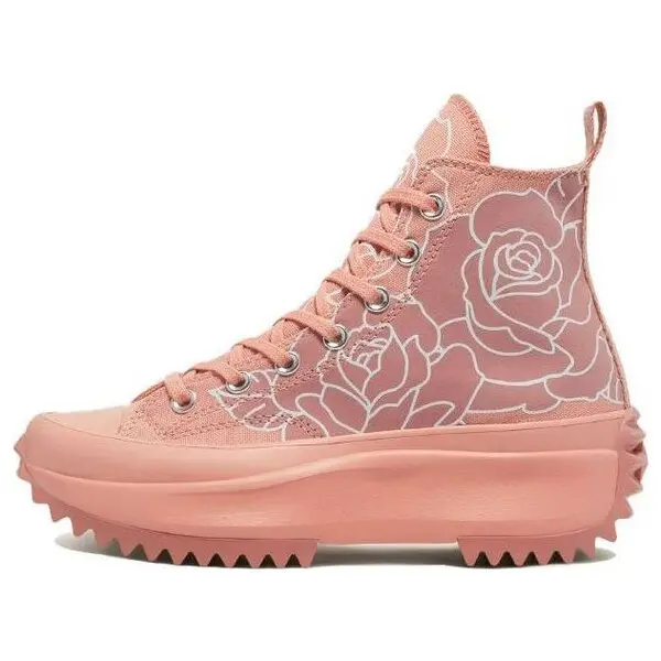 CONVERSE Run Star Hike Floral High Top Sneakers - Pink