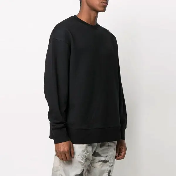 Adidas Y-3 Ss21 Logo Round Neck Pullover - Black