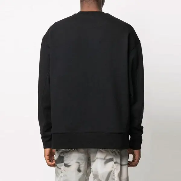 Adidas Y-3 Ss21 Logo Round Neck Pullover - Black