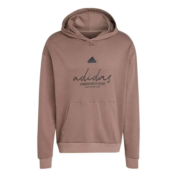 Adidas Brand Love French Terry Hoodie Asia Sizing 'valentine's Day - Brown