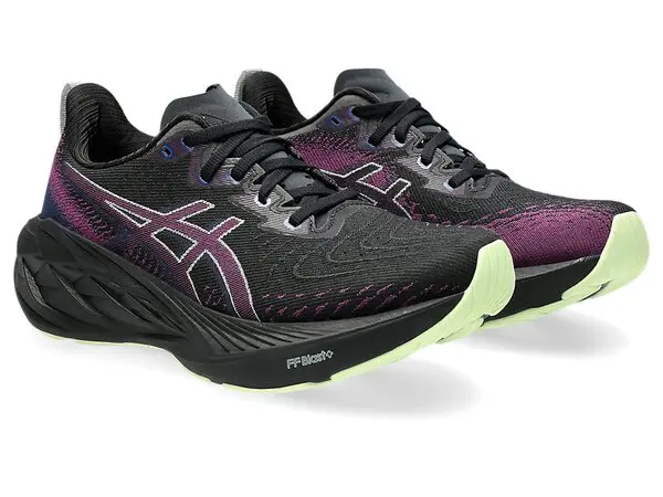 Asics Novablast 4 Athletic Shoes - Black/purple