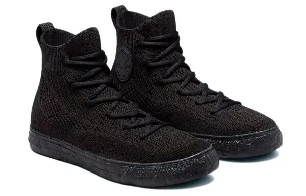 CONVERSE Chuck Taylor All Star Crater Knit High Top Sneakers - Black