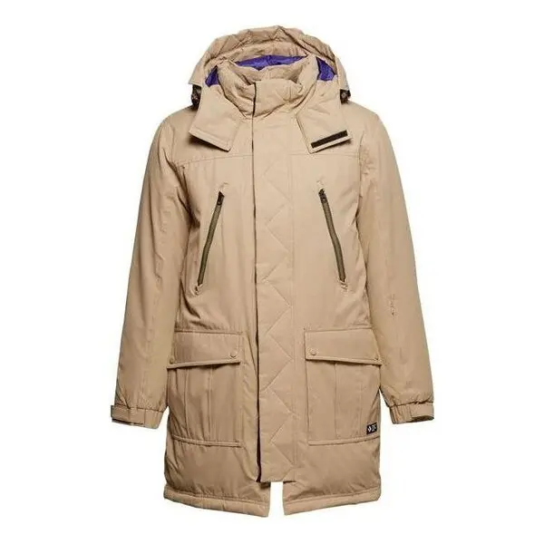 CONVERSE Mid-length Down Jacket - Khaki