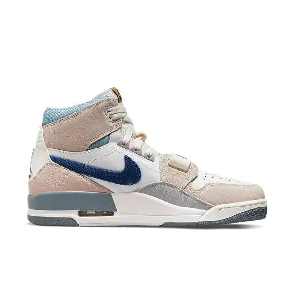 JORDAN Air Legacy 312 High Top Sneakers - Cream/white/blue