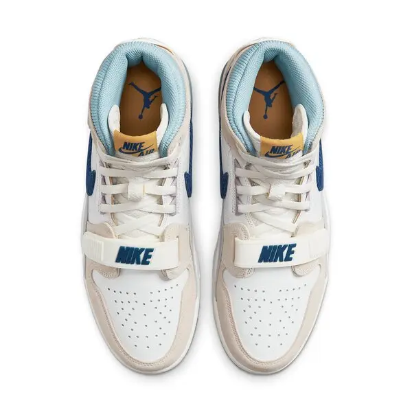 JORDAN Air Legacy 312 High Top Sneakers - Cream/white/blue