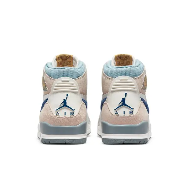 JORDAN Air Legacy 312 High Top Sneakers - Cream/white/blue