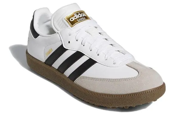 Adidas Samba Og Spikeless Golf Le Sneakers - Cloud White/core Black/gum