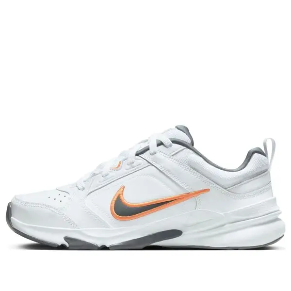 Nike Defy All Day Round Toe Lace-up Sneakers - White
