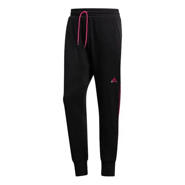 Adidas Ros Knitted Basketball Training Pants - Black