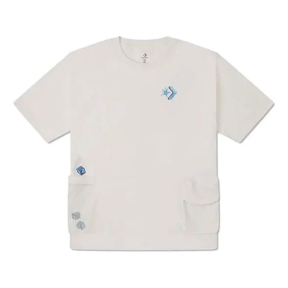 CONVERSE Summer Drink Pocket T-shirt - Egret