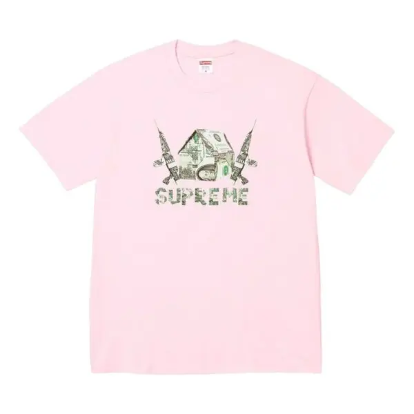 Supreme Ss26 Origami T-shirt - Light Pink