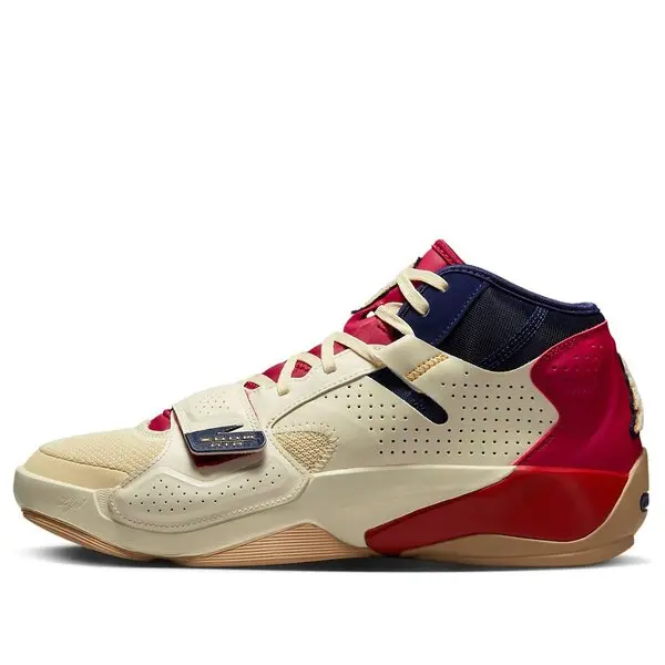 JORDAN Zion 2 Pf "pelicans" High Top Sneakers - White/red/blue