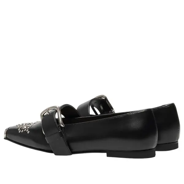 Onitsuka Tiger Ballerina Studded Flats - Black/silver