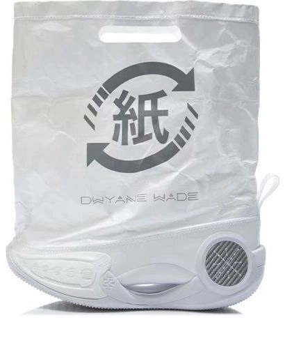 LI-NING Way Of Wade 9 Infinity High "origami Left" Sneakers - White/black