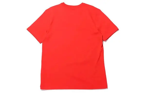 JORDAN Flying Basketball Sports Short Sleeve T-shirt - Red
