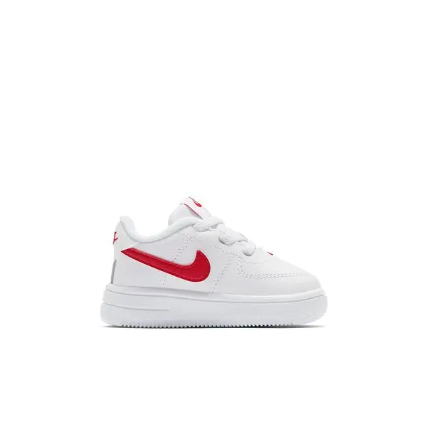 Nike Force 1 Low Casual Sneakers - White/red
