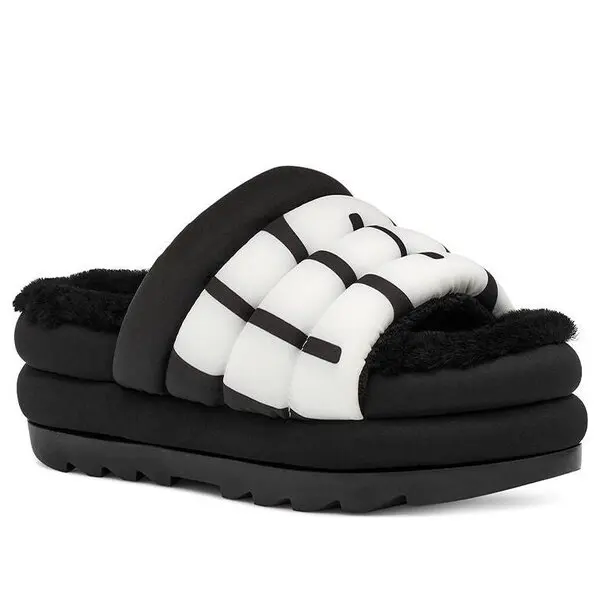 UGG Maxi Slide Logo - Black