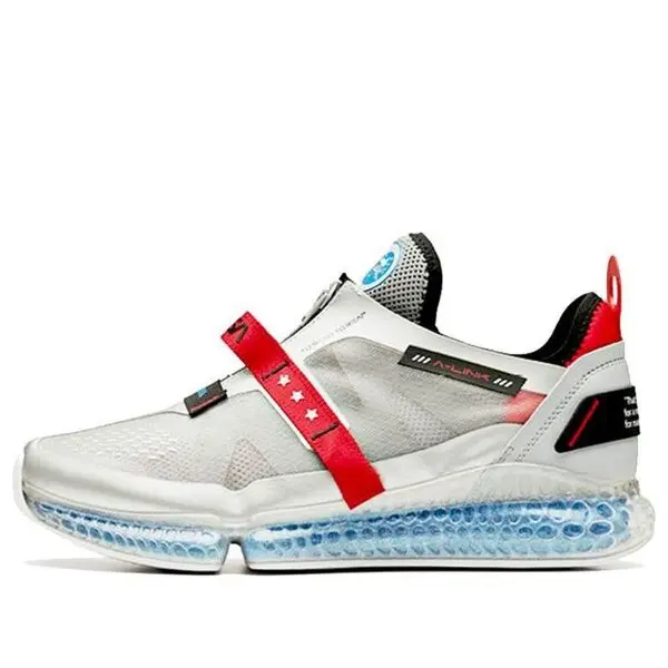 ANTA Qitian Full Cushion Sneakers - White/grey/black