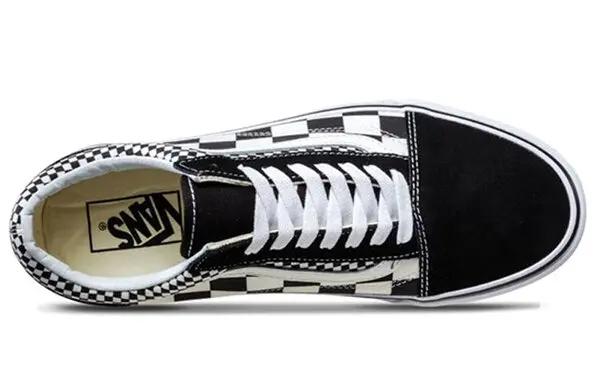 VANS Old Skool Mix Checker Low Top Sneakers - Black
