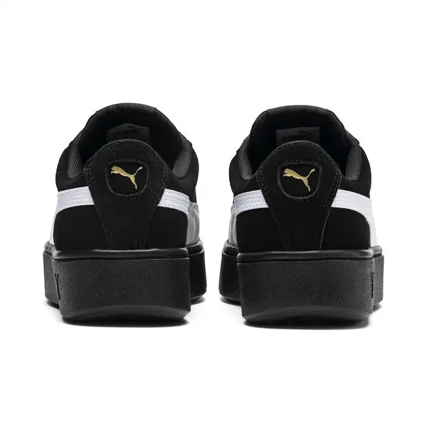 PUMA Vikky Stacked Retro Sneakers - Black