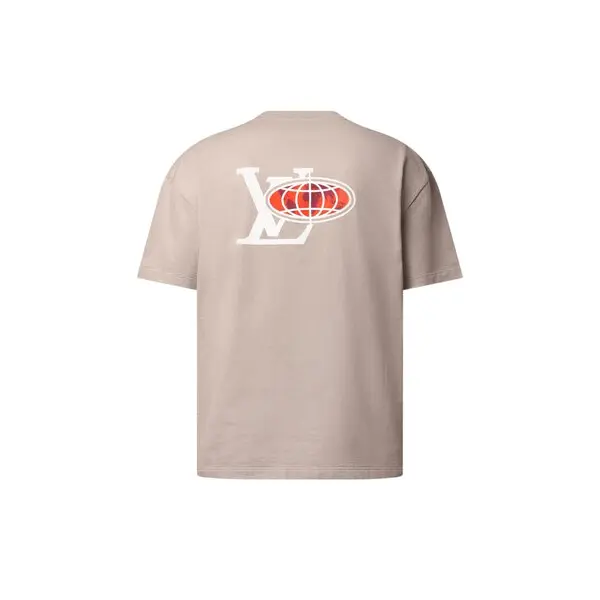 LOUIS VUITTON Embellished Graphic Cotton T-shirt