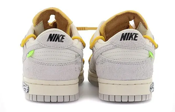 Nike X Off-white Dunk Low "the 50 No. 39 - Gray/white