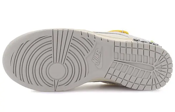 Nike X Off-white Dunk Low "the 50 No. 39 - Gray/white