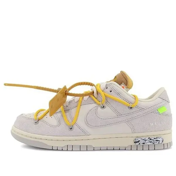Nike X Off-white Dunk Low "the 50 No. 39 - Gray/white