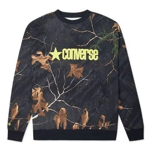 CONVERSE Realtree Printed Crewneck Sweatshirt - Black