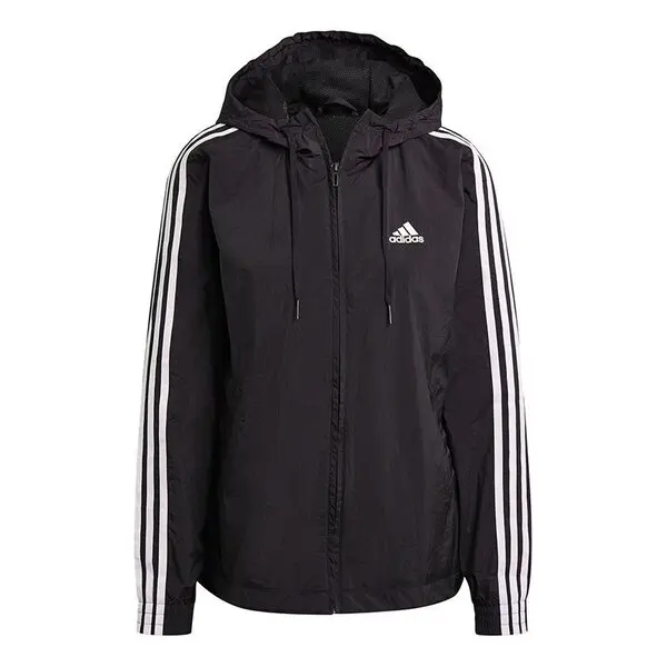 Adidas 3-stripes Hooded Windbreaker Jacket