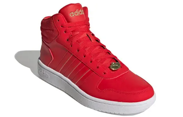 Adidas Hoops 2.0 Mid Sneakers - Red/white