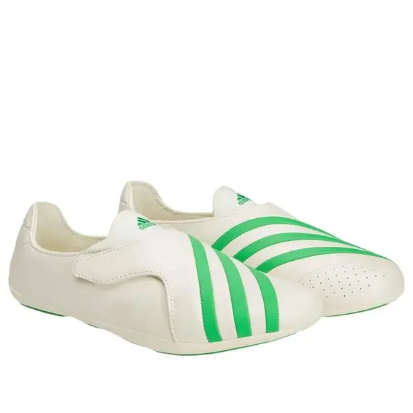 Adidas X Pharrell Williams Vario Flat Earther Sneakers - Cloud White/core Green