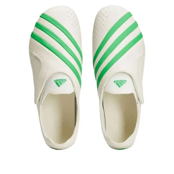 Adidas X Pharrell Williams Vario Flat Earther Sneakers - Cloud White/core Green